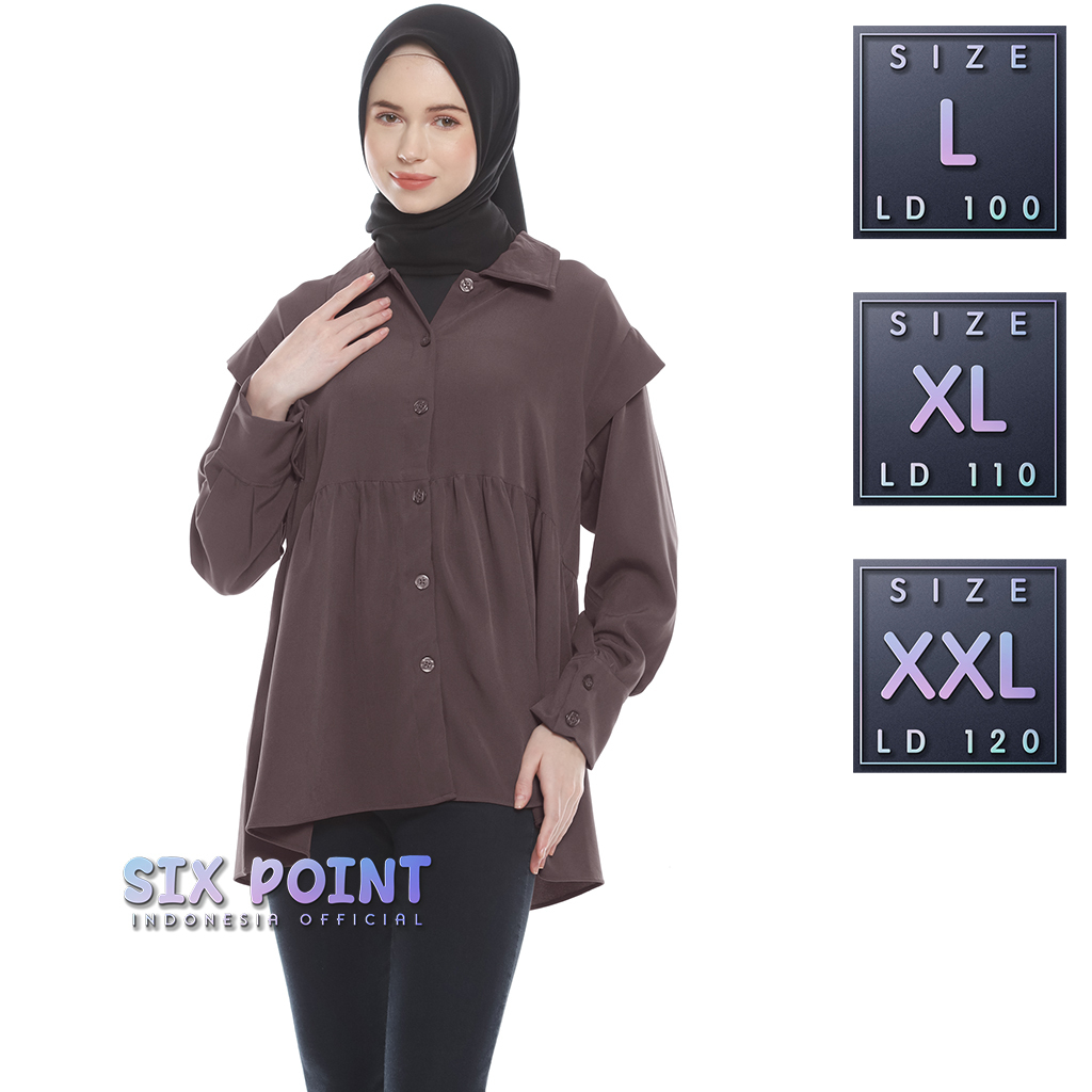 Jual Kayla Blouse Polos Women Top Atasan Wanita Original Manggo Streach | Shopee Indonesia