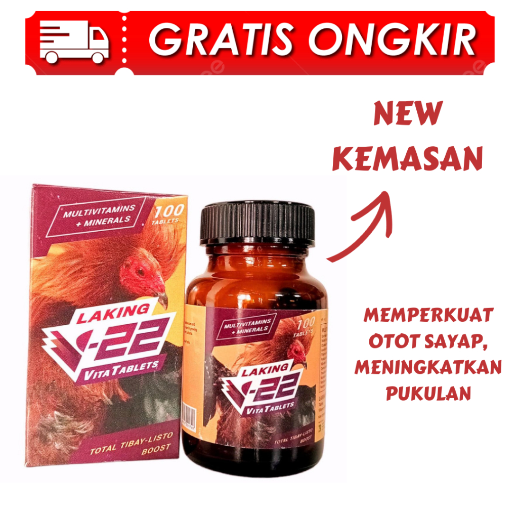Jual V22 BELMAN NEW KEMASAN - (100 tablets) super multivitamin dan ...
