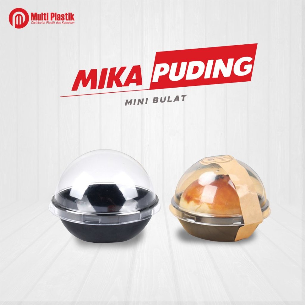 Jual Mika Mini Pudding Bulat I Mika Mochi I Mika Plastik I Mika Kue I ...