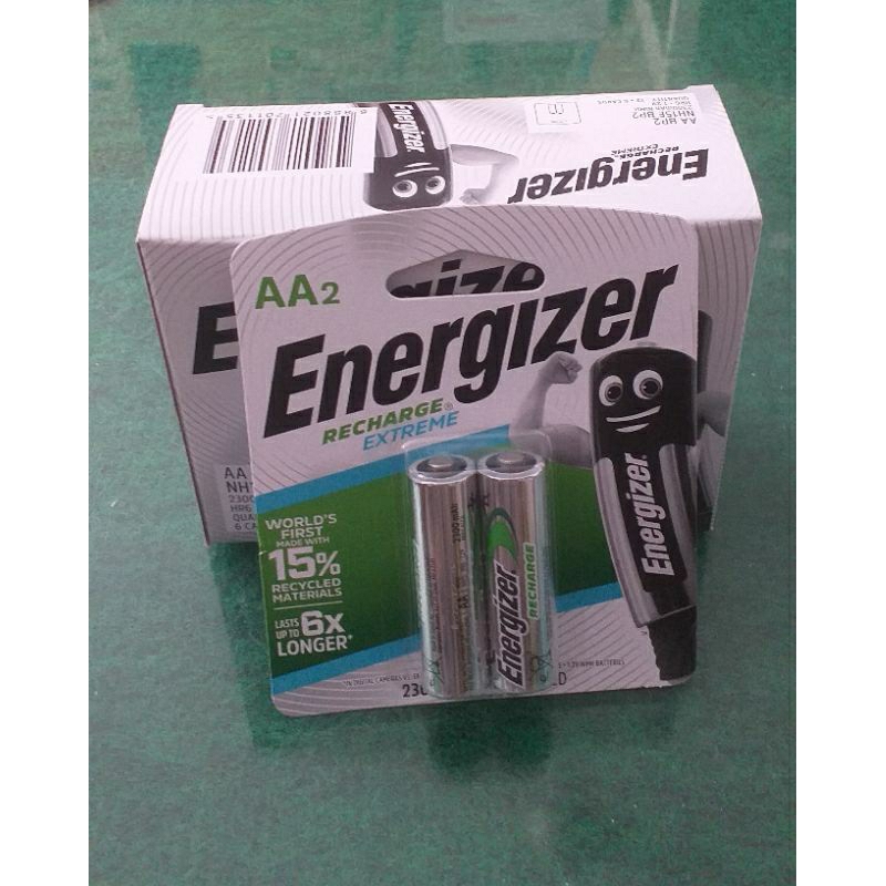 Jual Baterai Energizer Rechargeable AA 2300mAh - isi 6 Set | Shopee ...