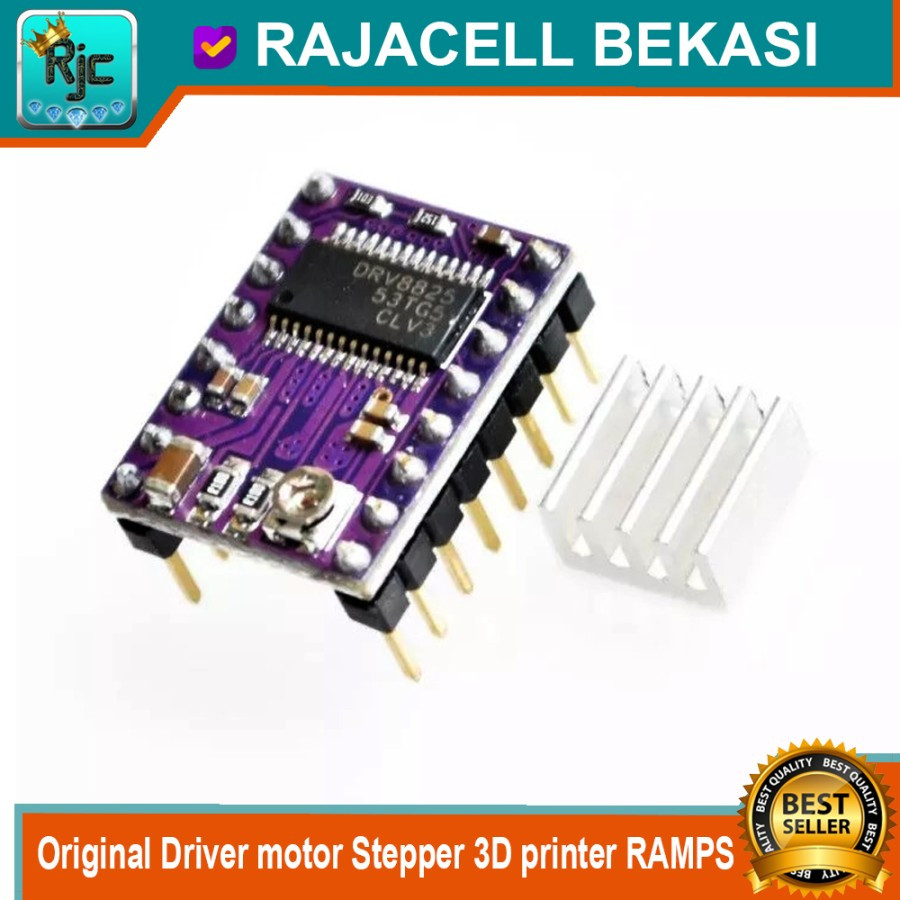 Jual DRV8825 Original Driver motor Stepper 3D printer RAMPS Pololu RepRap | Shopee Indonesia
