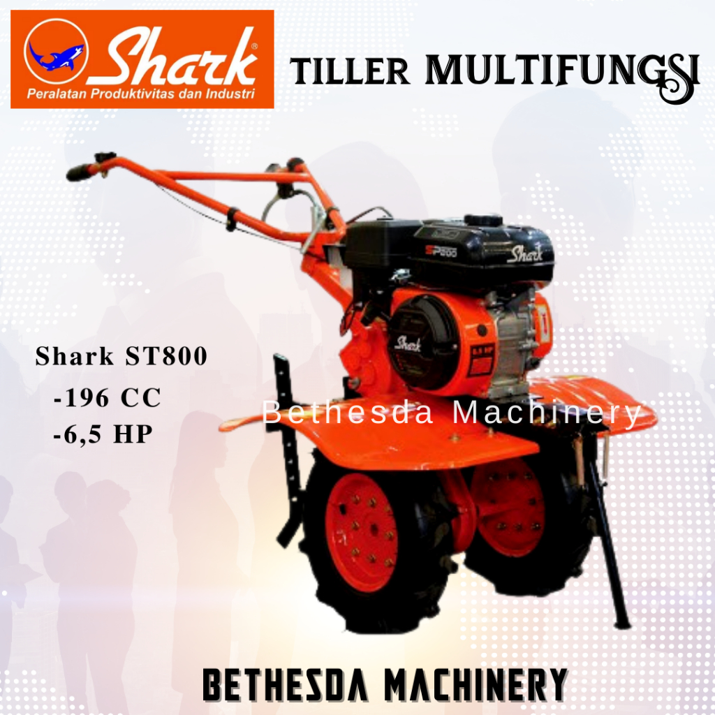 Jual Mini Traktor Shark Tiller ST800 dengan Blade Multifungsi | Shopee ...