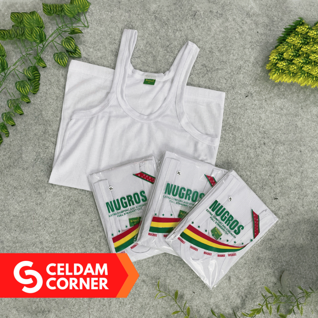 Jual CELDAM CORNER Kaos Dalam Pria Nugros/ Singlet Cowok Dewasa ...