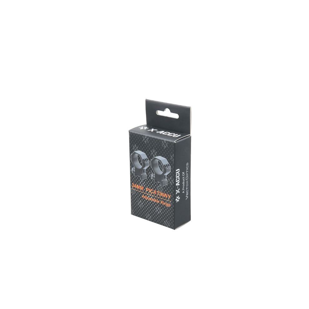 Jual Mounting VECTOR X-ACCU 34mm Adjustable Elevation Picatinny (Rell ...
