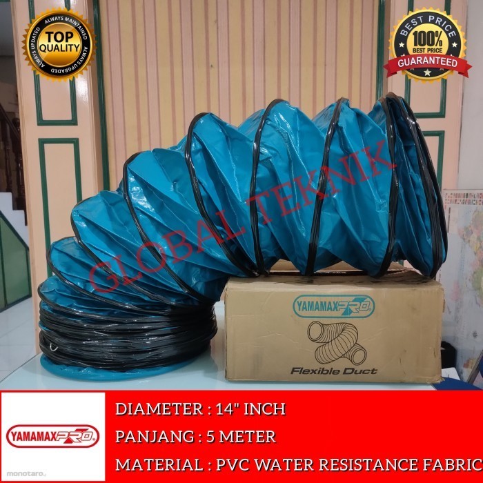 Jual Selang Portable Ventilator 14inch 5 Meter Flexible Hose Exhaust ...