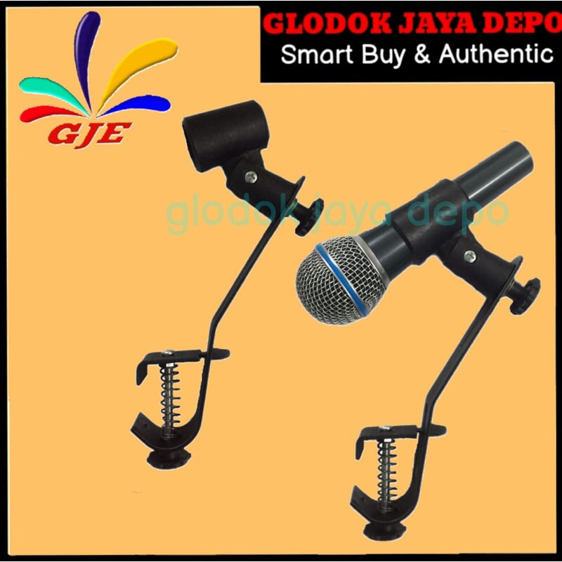 Jual STAND MIC JEPIT KENDANG TIPUNG DRUM | Shopee Indonesia