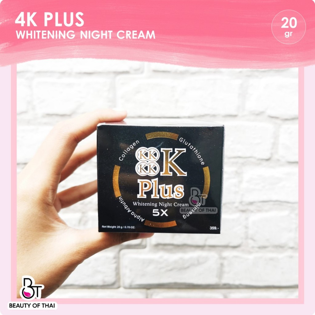 Jual 4K PLUS WHITENING NIGHT CREAM , BB CREAM , DAY CREAM , UNDERARM ...