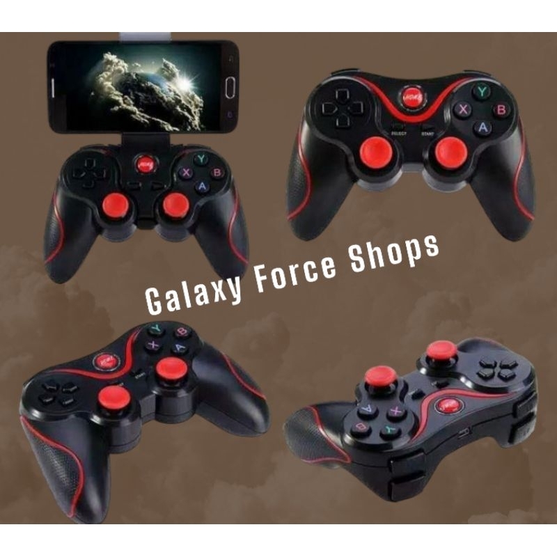 Jual gamepad Bluetooth controller for Android Terios T3 with holder ...