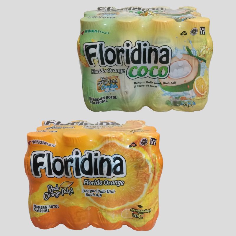 Jual Floridina Florida Orange Coco 350 ml [12 botol/box] | Shopee Indonesia