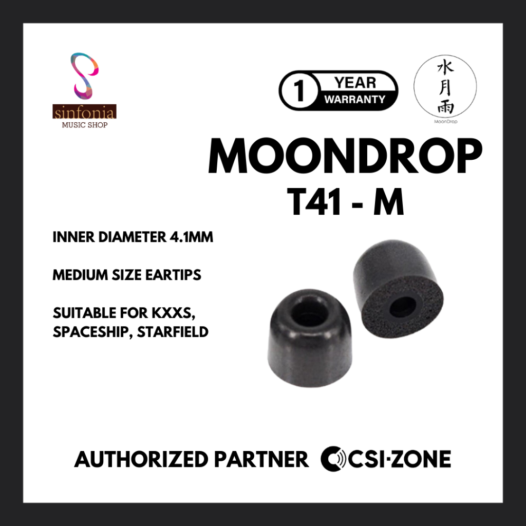Jual Moondrop MIS-TIP Sponge Eartips T41 - M | Shopee Indonesia
