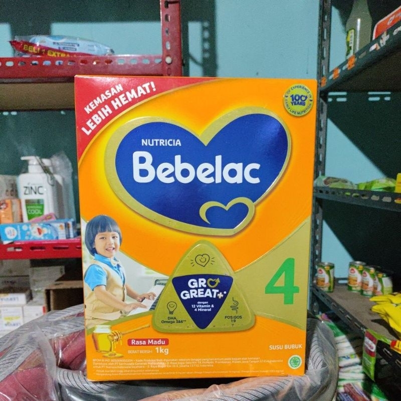 Jual Bebelac 4 madu 1000gr dus kuning/oren | Shopee Indonesia