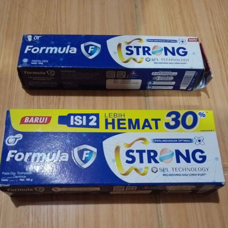 Jual Formula Pasta Gigi Strong 160Gr dan Isi 2pc | Shopee Indonesia