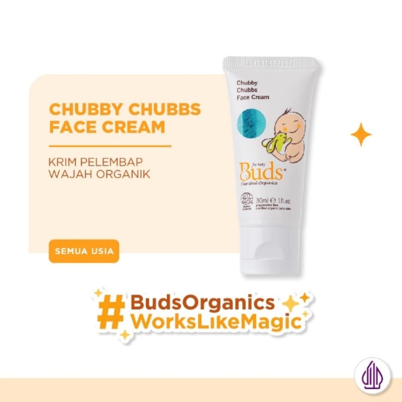 Jual Buds Chubby Chubbs Face Cream 30ml | Krim Muka Anak Bayi | Shopee ...