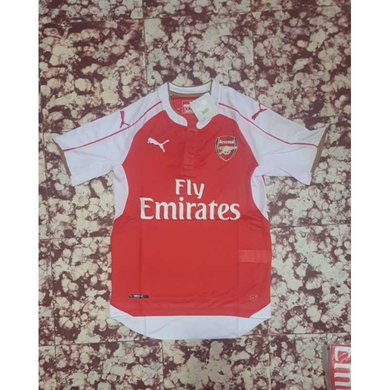 Jual Jersey Arsenal home 15/16 Size S | Shopee Indonesia