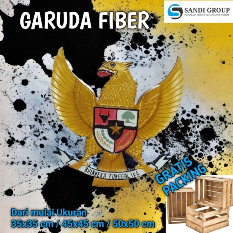 Jual Hiasan dinding, Garuda fiber, burung garuda Pancasila fiber | Shopee Indonesia