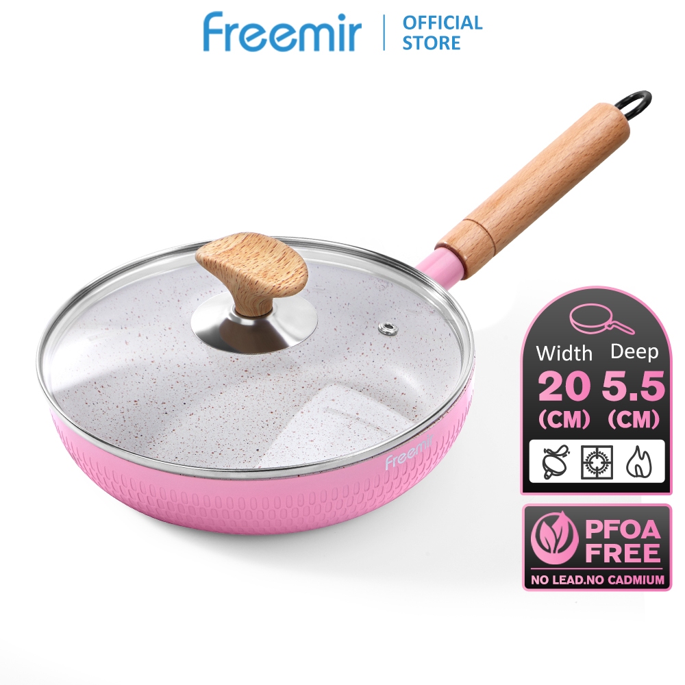 Jual [OFFICIAL MALL] freemir Sakura Series Wajan Penggorengan 20 CM ...