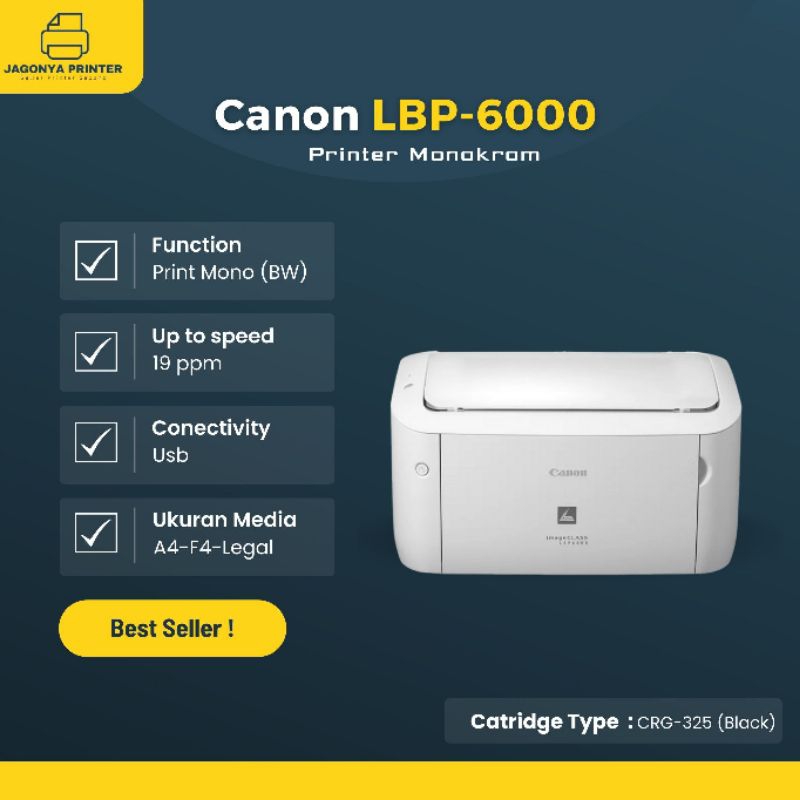 Jual Printer Canon LBP-6000 laser mono second mono siap pake | Shopee Indonesia