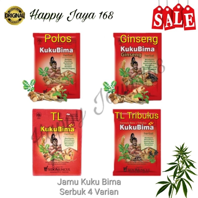 Jual Jamu Serbuk Kuku Bima Ginseng TL Tribulus | Shopee Indonesia