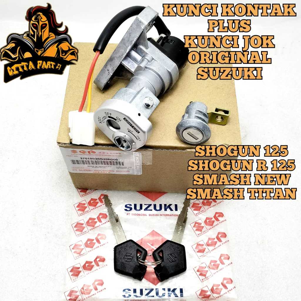 Jual KUNCI KONTAK SET PLUS KUNCI JOK ASLI ORIGIANL SUZUKI SGP B20 ...