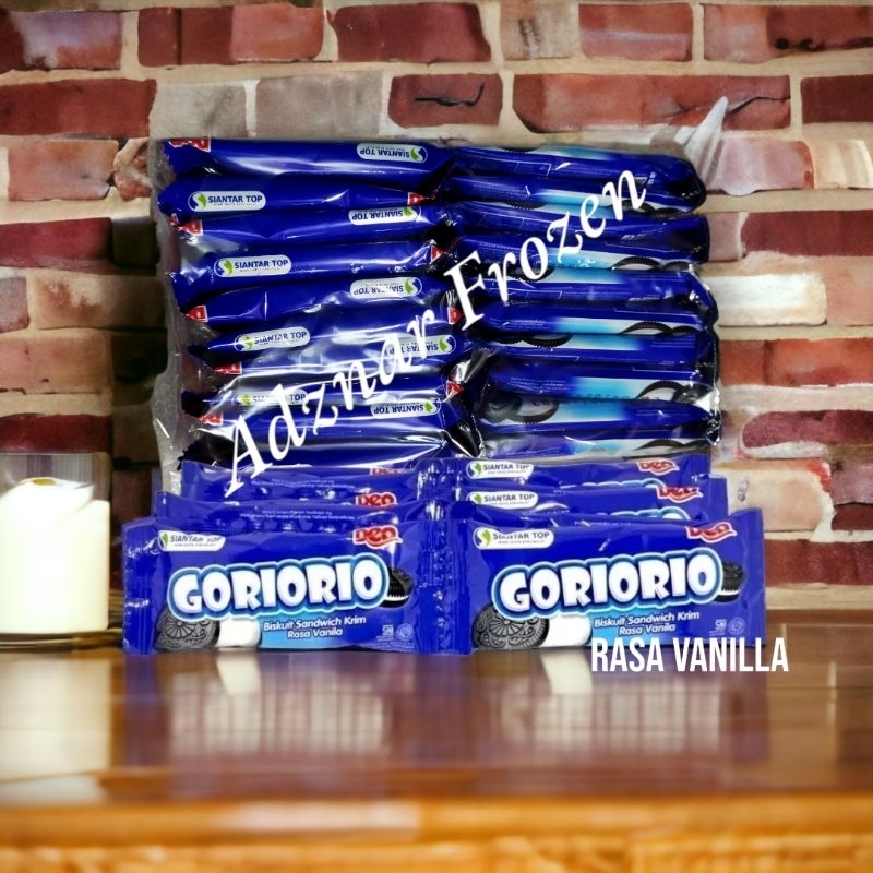 Jual Goriorio renceng rasa vanilla isi 20pcs | Shopee Indonesia