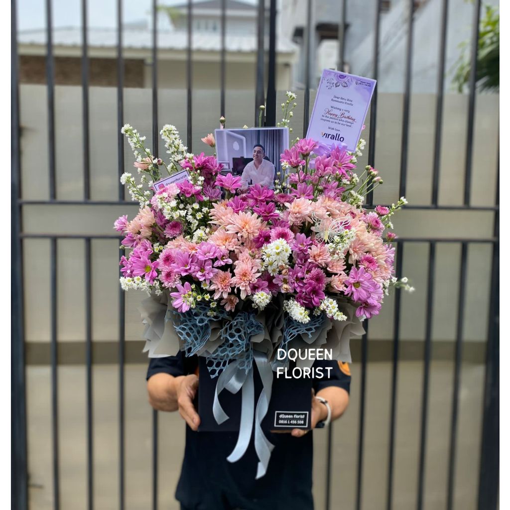 Jual Dqueen Florist - Bunga Box Gift Ucapan Selamat Birthday Ulang ...