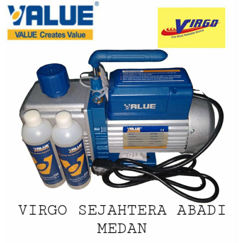 Jual VE2100N MESIN VACUUM PUMP 1 HP 12 CFM VACUM AC 15 MICRON VALUE VE ...