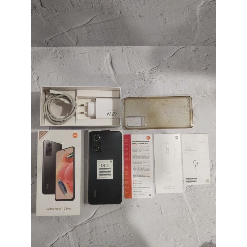 Jual Xiaomi Redmi Note 12 Pro 4G - 8 256Gb | Second | Graphite Gray ...