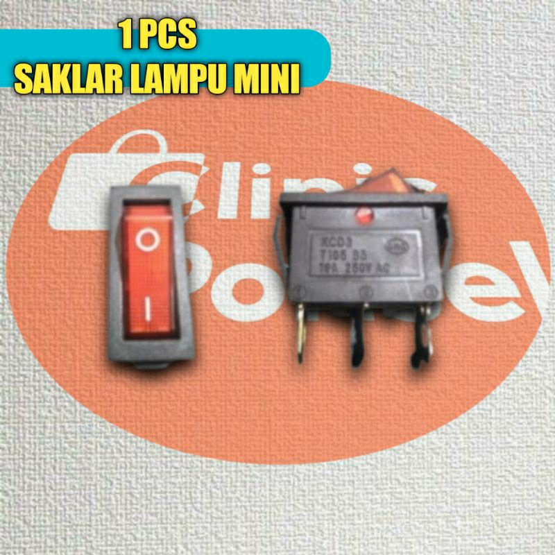 Jual Saklar Switch Tipis 3 Pin / 3Pin Merah + Lampu ac 220vac | Shopee ...