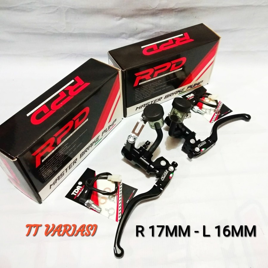 Jual Master Rem Set Radial RPD 17MM & 16MM Nmax - XMAX - PCX - ADV | Shopee Indonesia