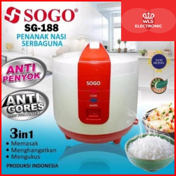 Jual Rice Cooker Sogo 18L | Shopee Indonesia
