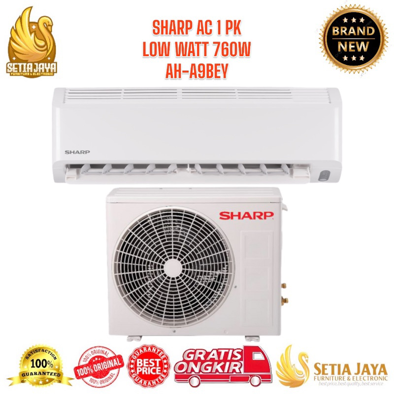 Jual SHARP AC 1 PK + PEMASANGAN / AC SHARP 1 PK + INSTALASI / AC SHARP ...
