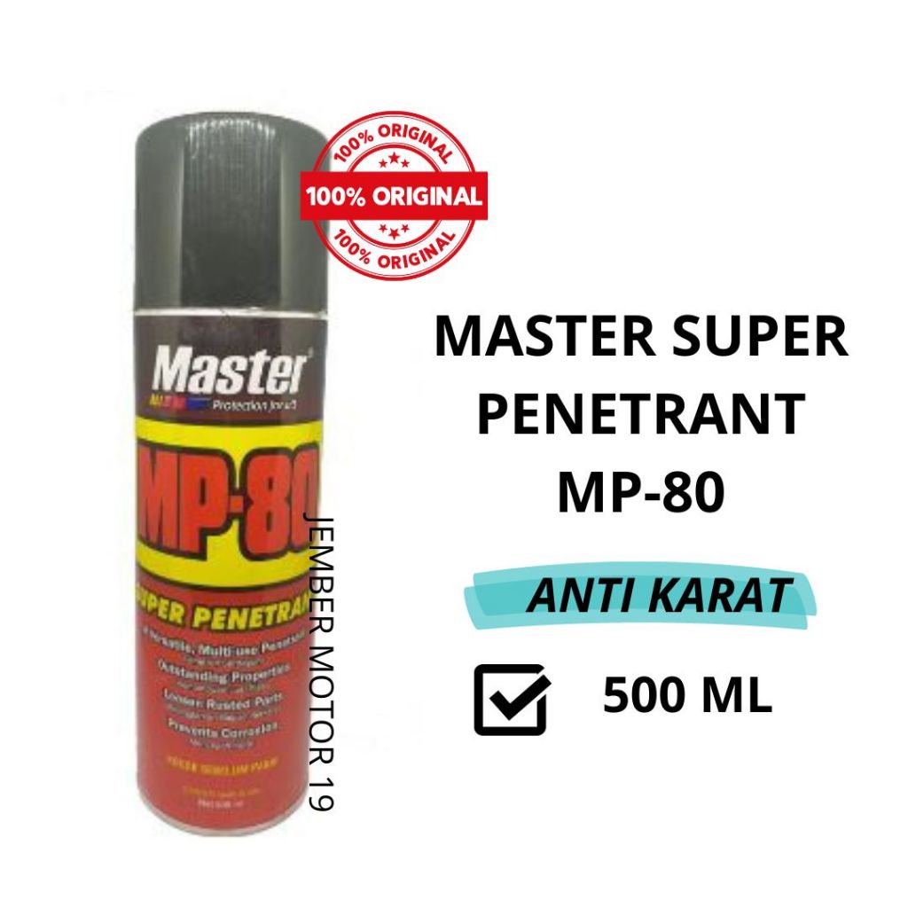 Jual MASTER SUPER PENETRANT MP 80/ ANTI KARAT 500 ML | Shopee Indonesia