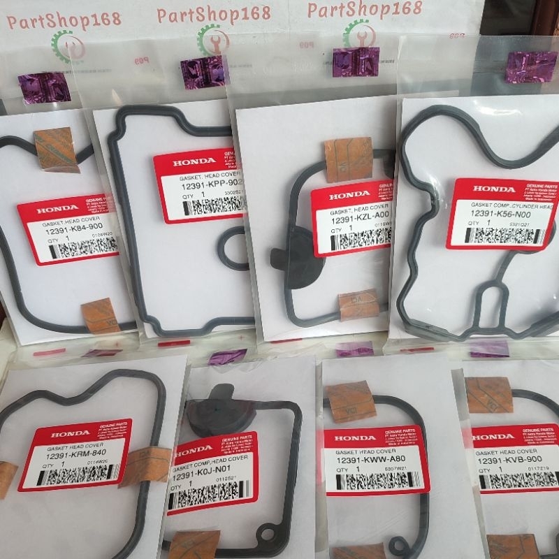 Jual Karet Gasket Cylinder Head Cover BEAT SCOOPY SPACY VARIO 110 BEAT Karbu Vario 125 PCX 150 ...