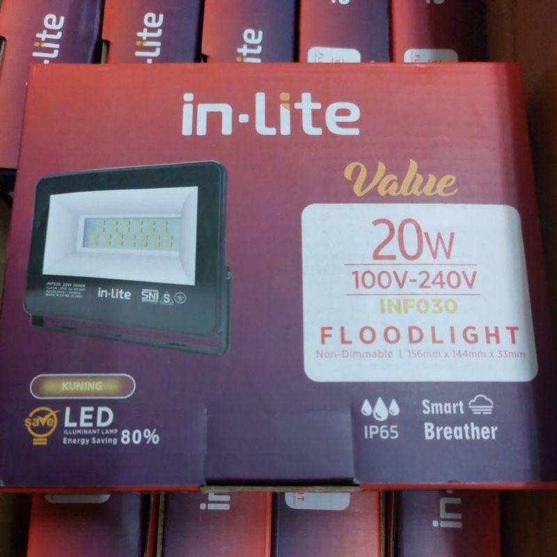 Jual lampu sorot taman inlite in-lite 20w 20 watt INF030 floodlight ...