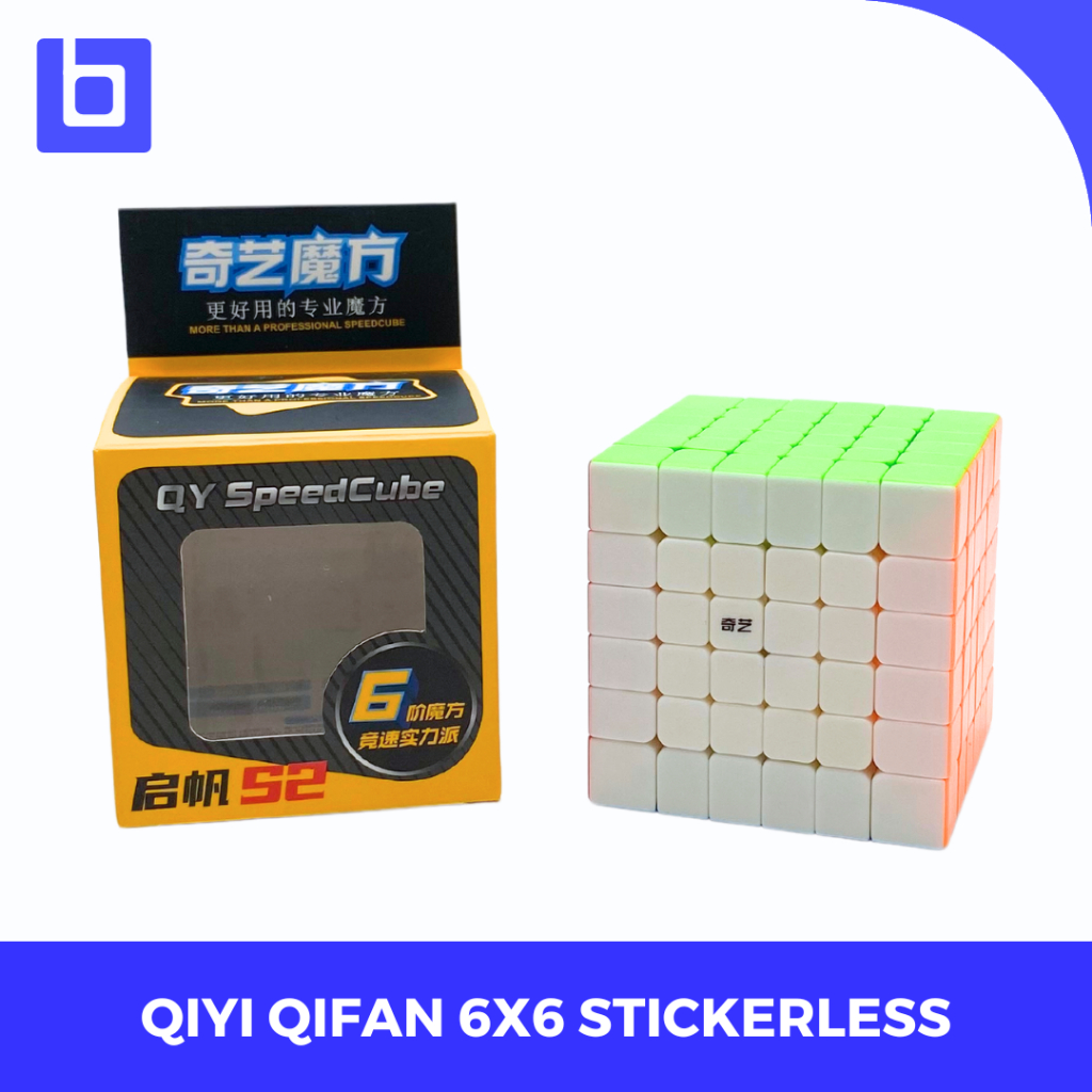 Jual Cube 6x6 Qiyi Qifan S2 6x6 Stickerless Original | Shopee Indonesia