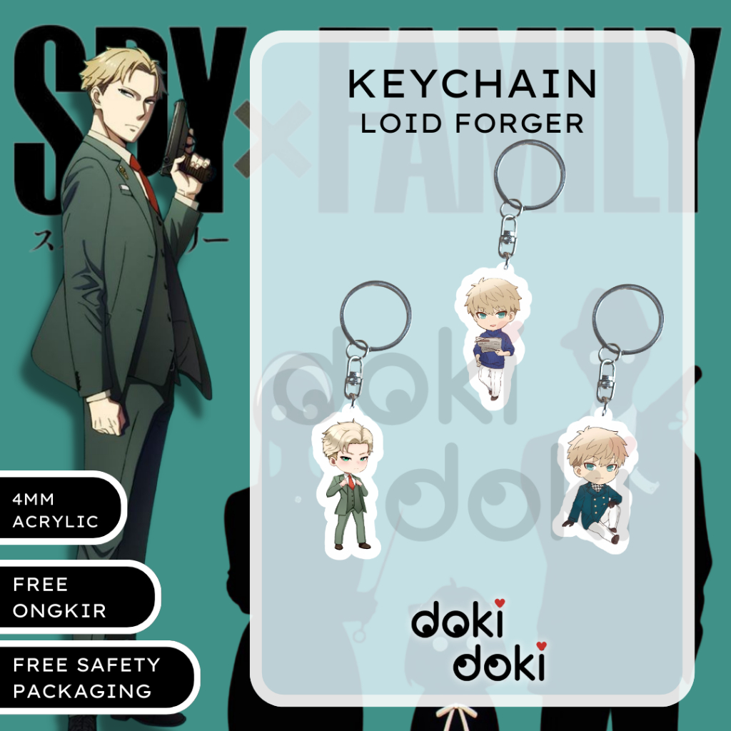 Jual GANTUNGAN KUNCI KEYCHAIN ANIME LOID FORGER SPY X FAMILY | Shopee ...