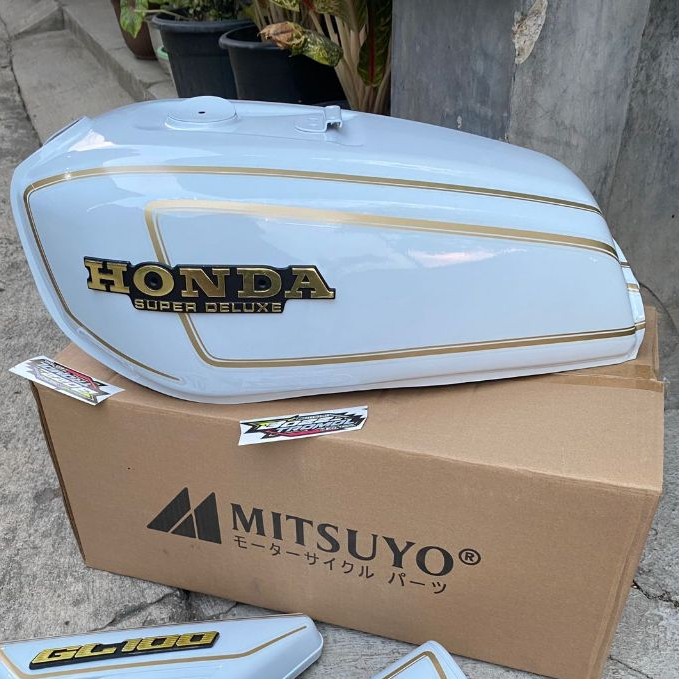 Jual tangki tengki gl 100 gl100 pres pabrik warna putih set bok aki gl ...