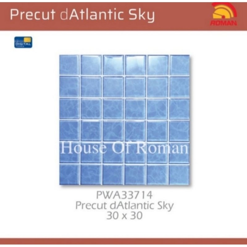 Jual Roman Keramik PWA33714 Precut dAtlantic Sky 30x30 kw1 | Shopee ...