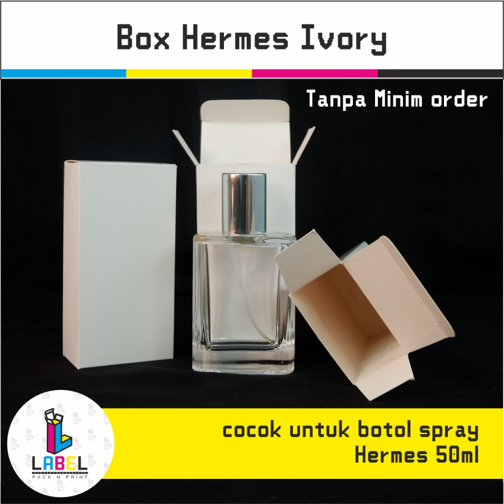 Jual Dus kemasan / Box parfum botol hermess 50 ml POLOS Ready stok ...