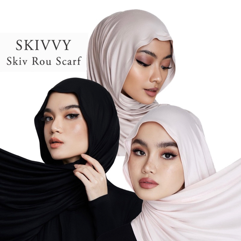 Jual READYSTOCK [NEW] LAFIYE 100% ORI - Skiv Rou Scarf (Black/Taupe ...