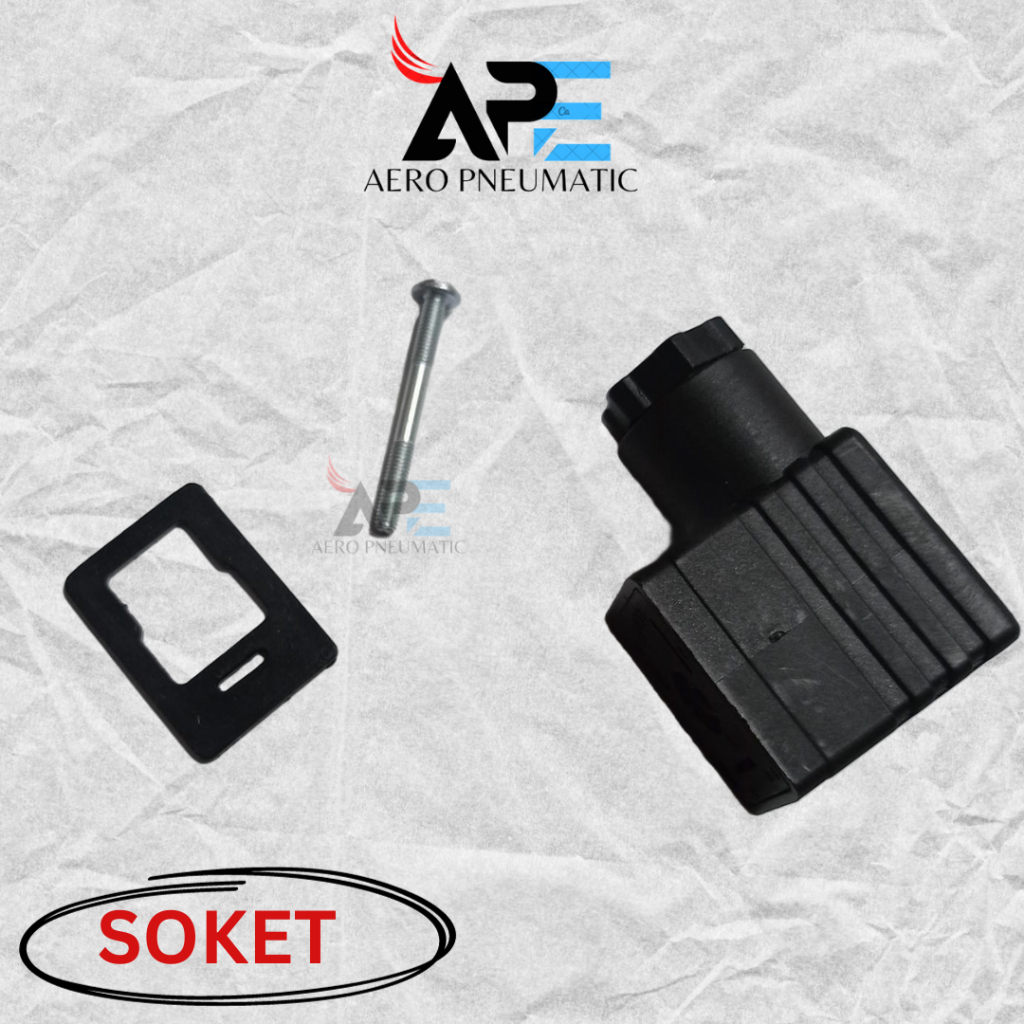 Jual SOCKET COIL ATAM / PLUG SOKET ATAM UNTUK SOLENOID VALVE | Shopee ...