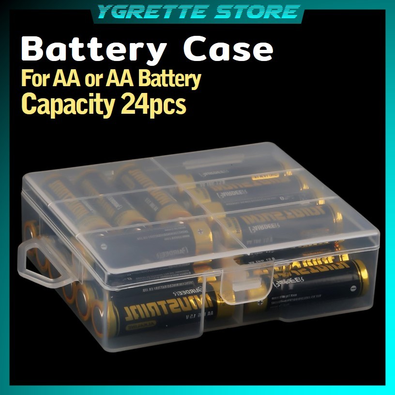 Jual YGRETTE - AA / AAA BATTERY CASE Kotak penyimpanan baterai AA / AAA ...