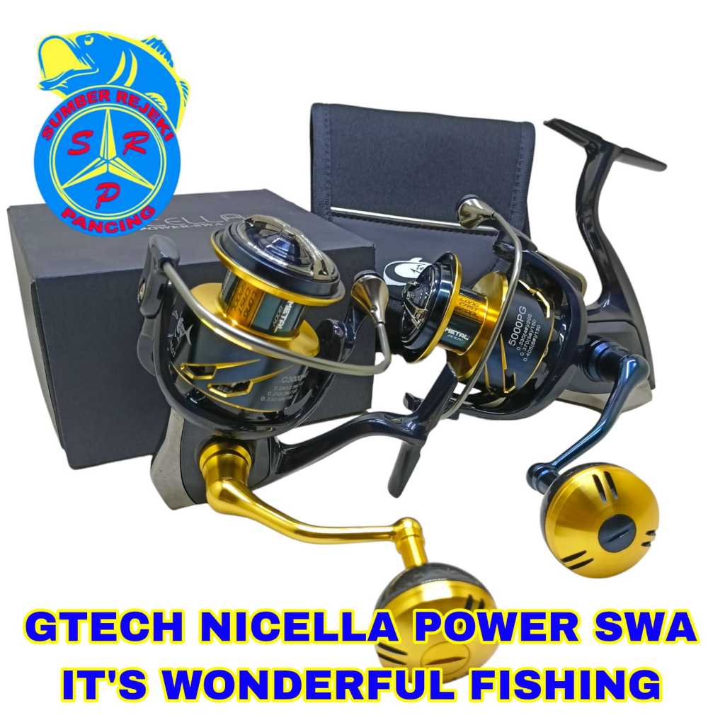 Jual Reel Gtech nicella swa 3000hg 4000hg 4000pg 5000pg 5000hg | Shopee ...