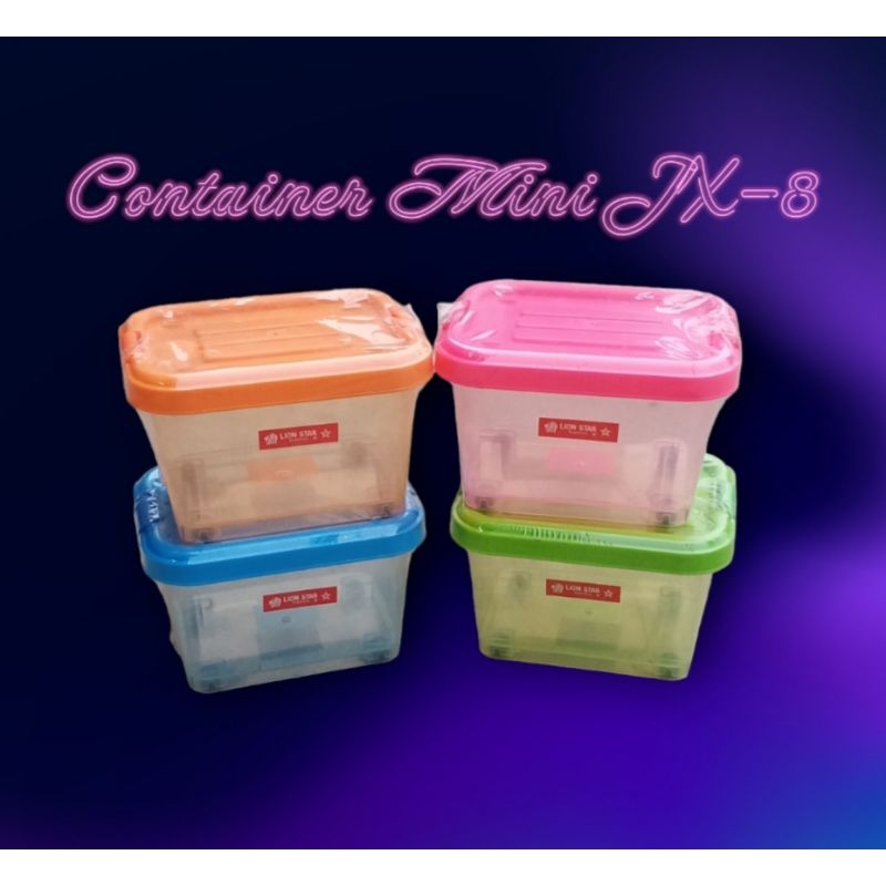 Jual (1 pcs) Kontainer kecil/Mini Container JX-8 Lion Star 01/Box kecil ...