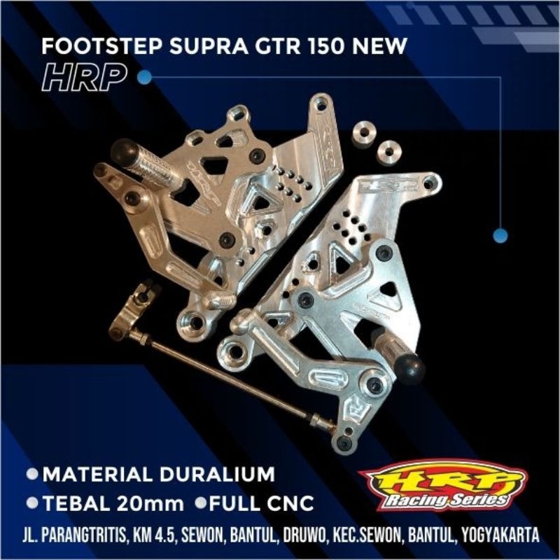 Jual footstep honda supra gtr 150 hrp racing new | Shopee Indonesia