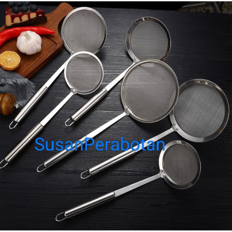 Jual Saringan Minyak Halus 2 Model Full Stainless/Saringan Teh/Saringan ...