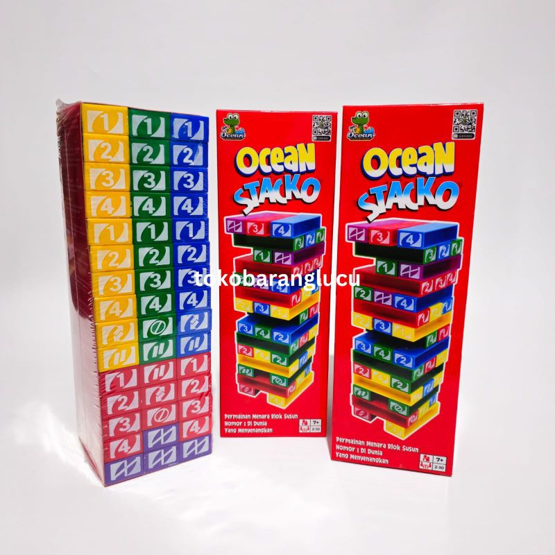 Jual Permainan Board Game Stacko Balok Susun | Shopee Indonesia