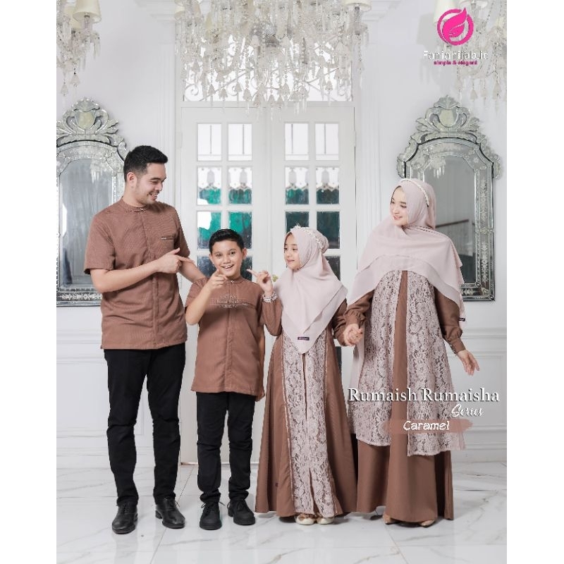 Jual Rumaish Rumaisha Series Caramel by Fania Hijab / Sarimbit Fania ...