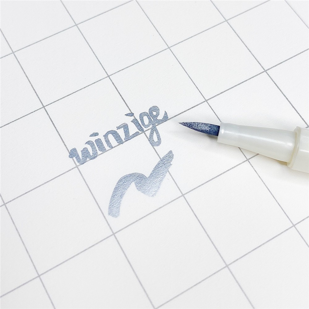 Jual Winzige Metallic Brush Pen Spidol Warna Pena Kuas Metalik ...