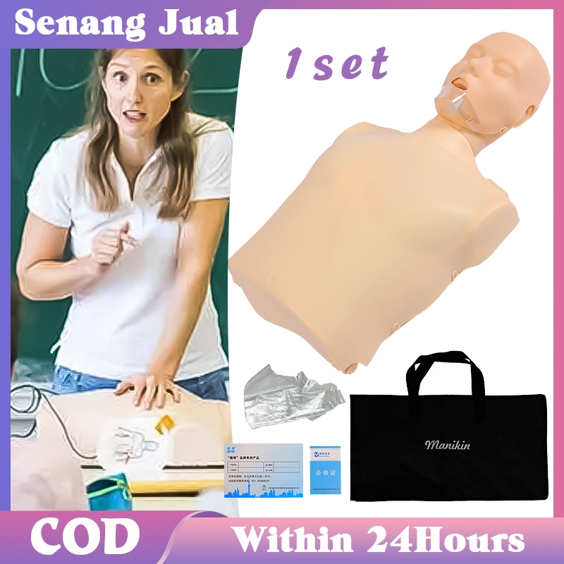 Jual 1 Set Manikin CPR Setengah Badan Phantom Manikin Simulator ...